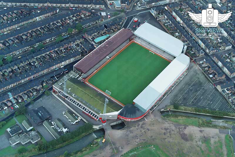 Stoke City – Victoria Ground, 1981 - Skyviews Aerial Archives